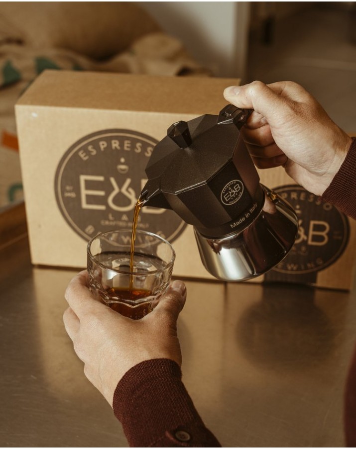 E&B Lab - Moka Pot Induction - 6 tasses